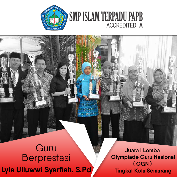 Lyla, Guru SMP IT PAPB Juara I OGN Kota Semarang